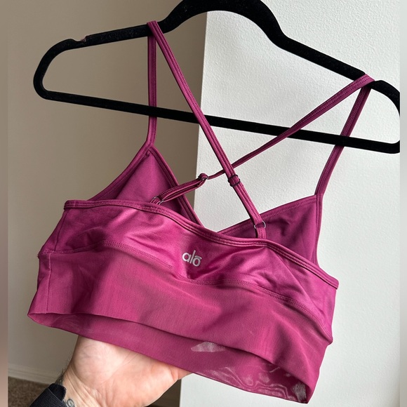 ALO Yoga | Intimates & Sleepwear | Alo Yoga Sports Bra In Cranberry ...